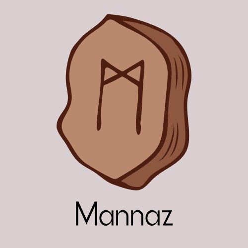 Rune nyedisancient scandinavian runesrunes Vector Image