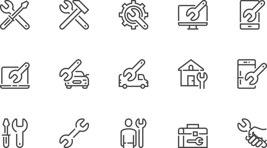 Healthcare line icons editable stroke Royalty Free Vector