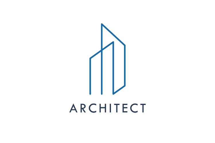 Architect logo Royalty Free Vector Image - VectorStock