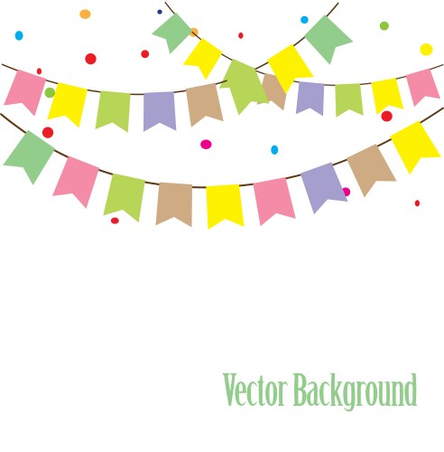 Bunting Royalty Free Vector Image - VectorStock