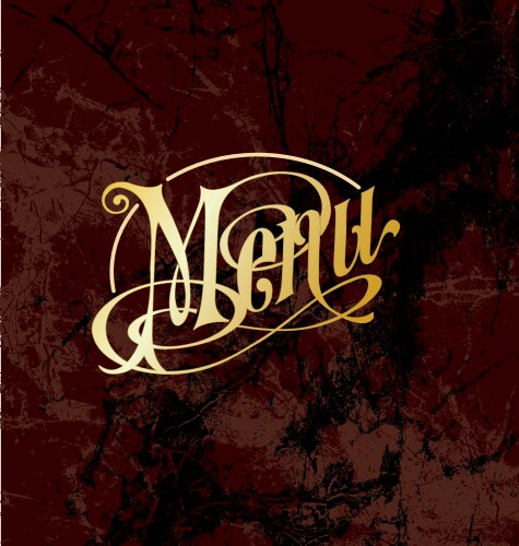 Menu design template Royalty Free Vector Image