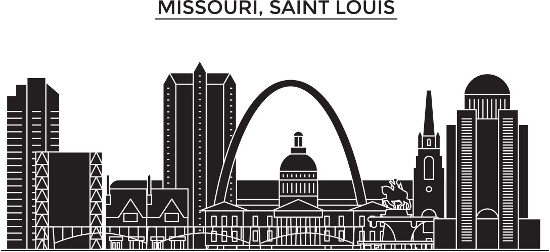St Louis Arch Vector Images (over 100)