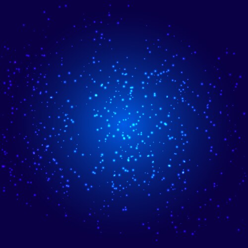 Blue space background Royalty Free Vector Image