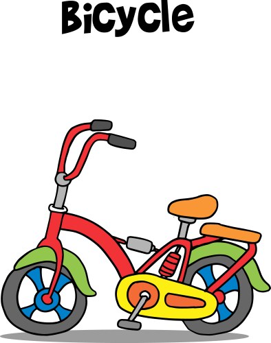 Cartoon cyclist Royalty Free Vector Image - VectorStock
