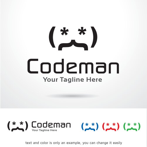 Winged man logo Royalty Free Vector Image - VectorStock