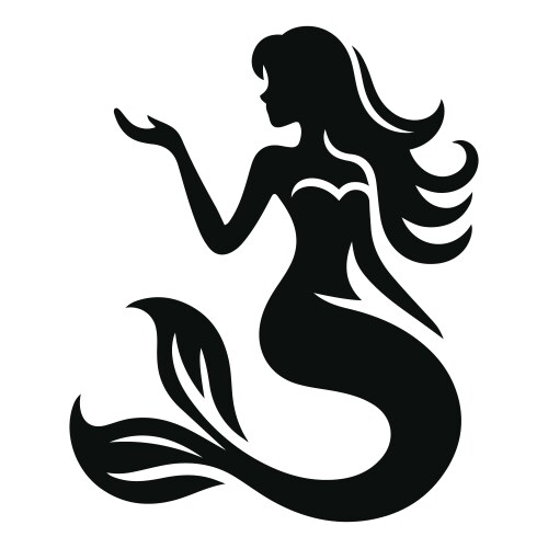 Mermaid Silhouette Vector Images (over 3,400)