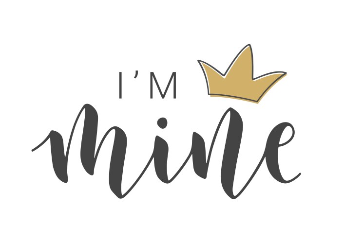 Handwritten lettering handmade with love Vector Image