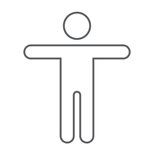 Human intestines line outline icon Royalty Free Vector Image