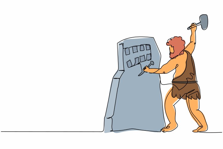 Neanderthal Drawing Vector Images (over 990)