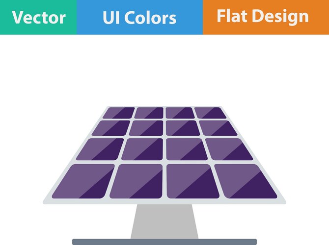 Abstract solar panel renewable sustainable energy Vector Image