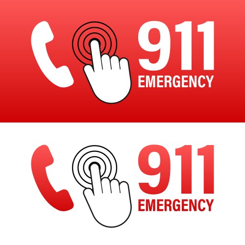 Call 911 Vector Images (over 6,100)