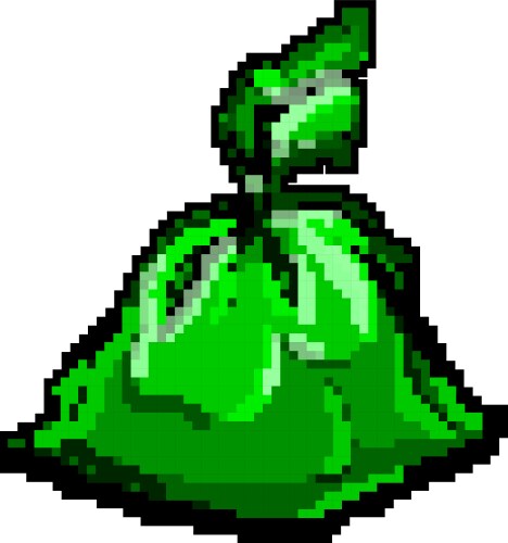 Dustbin trash bin garbage game pixel art Vector Image