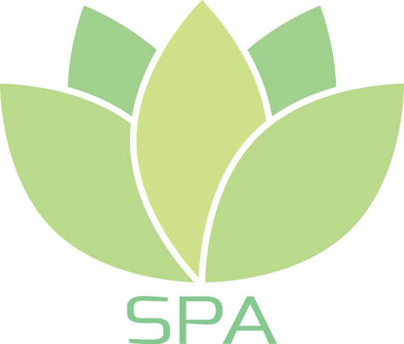 Abstract spa label Royalty Free Vector Image - VectorStock