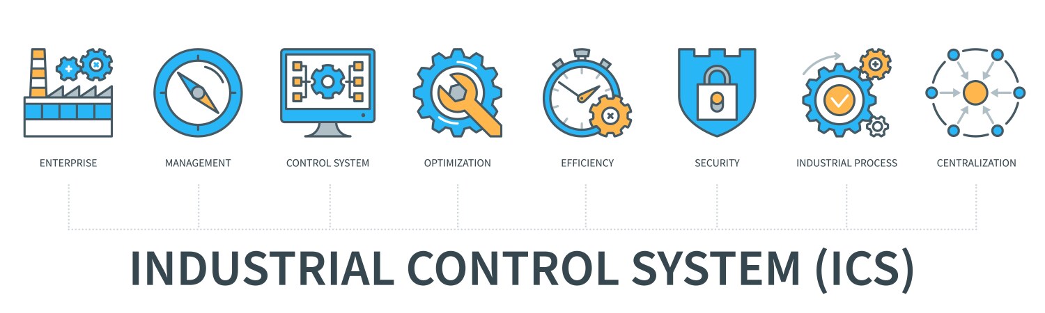 Industrial Control System Icons – Royalty-Free Vector | VectorStock