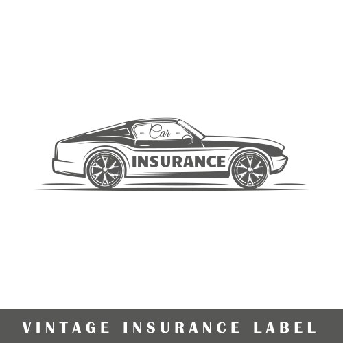 Car line draw insurance rent damage condition Vector Image