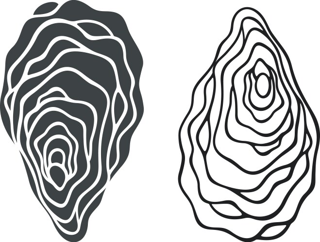 Oyster Royalty Free Vector Image - VectorStock