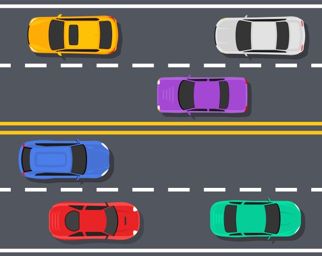 Car Birds Eye View Vector Images (76)