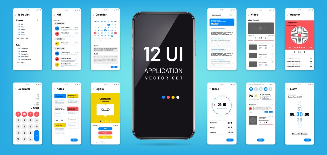 Sign up screen mobile app ui for registration Vector Image