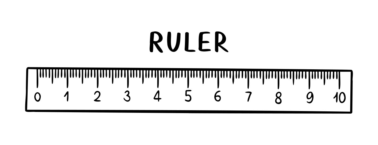 Ruler Clipart Black and White Vector Images (over 230)