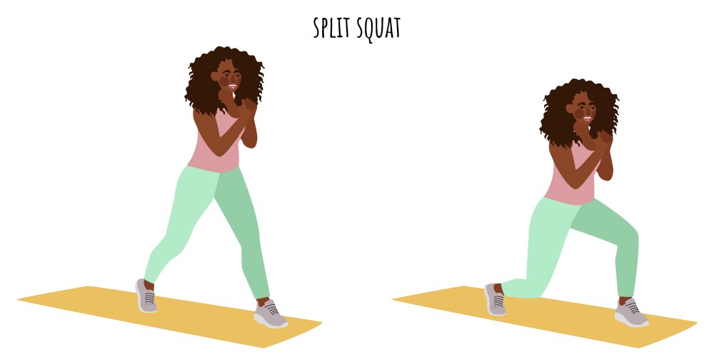 Split Squat Vector Images (83)