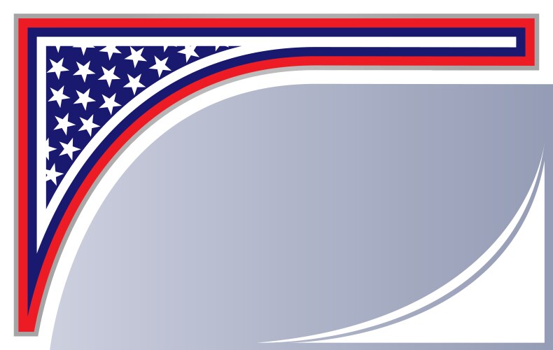 American Flag Corner Border Vector Images (over 270)