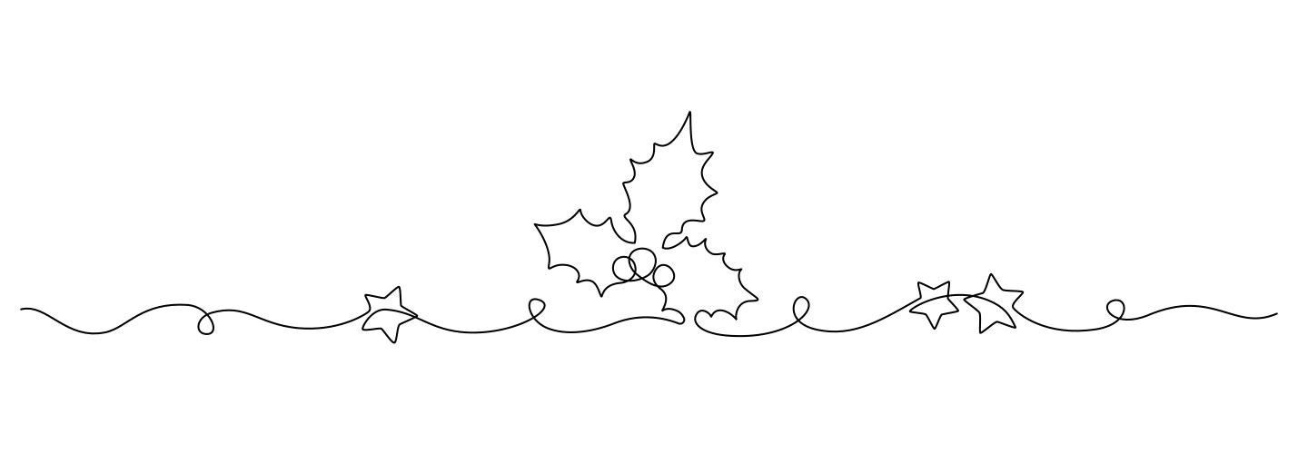 Holly Line Drawing Vector Images (over 1,800)