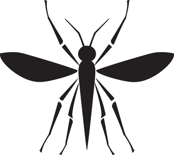 Stick insect profile abstract stick insect logo Vector Image