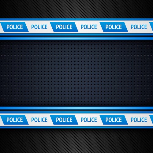 Police background Royalty Free Vector Image - VectorStock