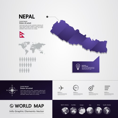 Nepal Map Vector Images (over 1,300)