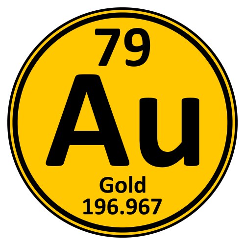 Gold Chemical Element Periodic Table Vector Images (over 120)