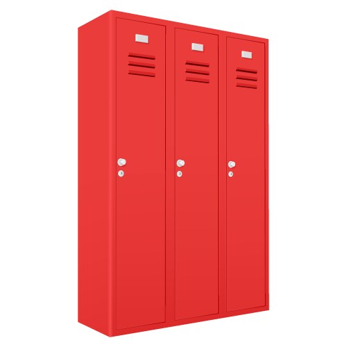 Red school lockers Royalty Free Vector Image - VectorStock