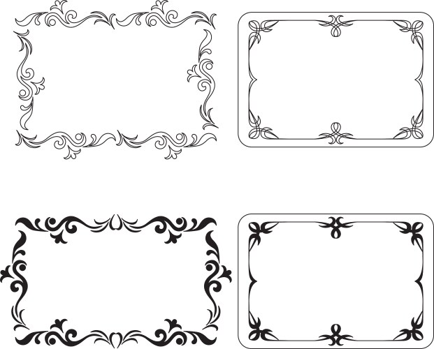 Design elements frame Royalty Free Vector Image