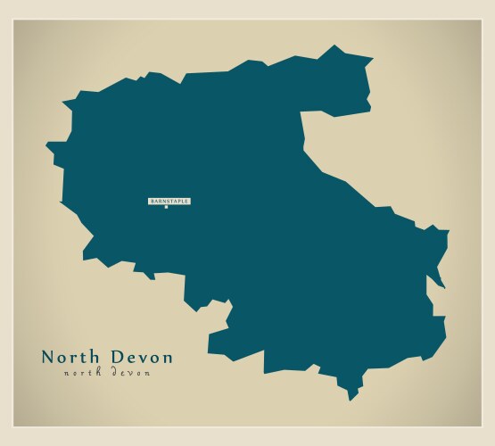 Devon county england uk black map with white Vector Image