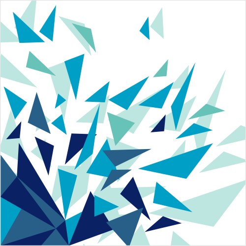 Abstract polygonal rainbow background Royalty Free Vector