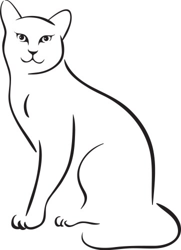 Cat Outline Vector Images (over 79,000)