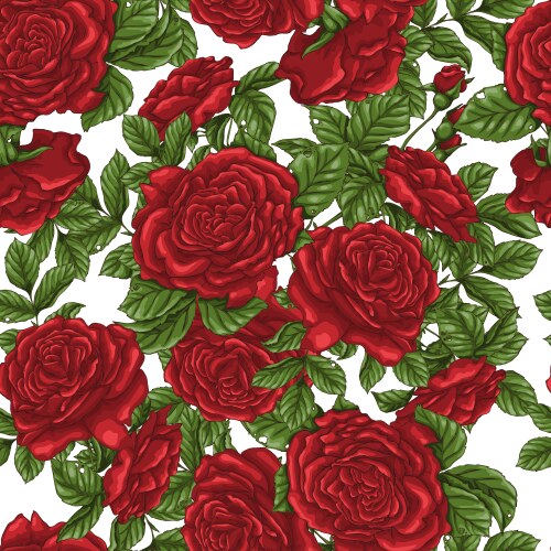 Floral seamless patterns Royalty Free Vector Image