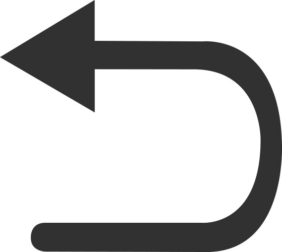 Turn Around Traffic Sign Vector Images (86)