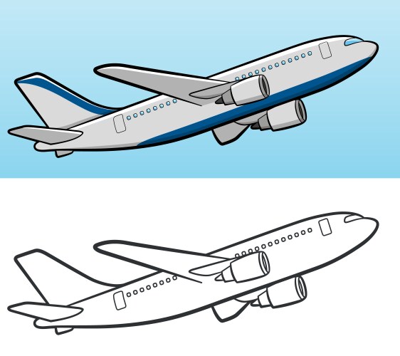 Airplane Cartoon Vector Images (over 28,000)