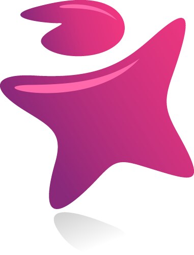 Star man logo Royalty Free Vector Image - VectorStock