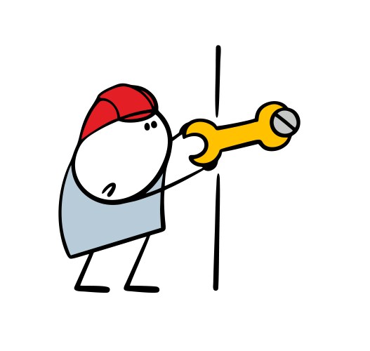 Stickman Worker Vector Images (over 760)