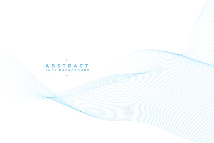 Line style modern curvy outline background design Vector Image