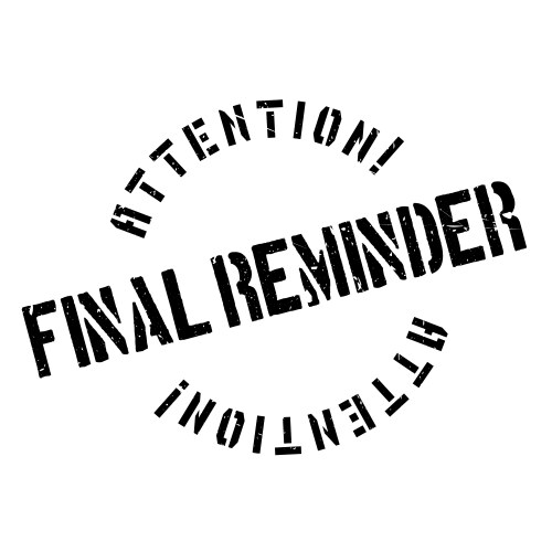 Final Reminder Vector Images (over 800)