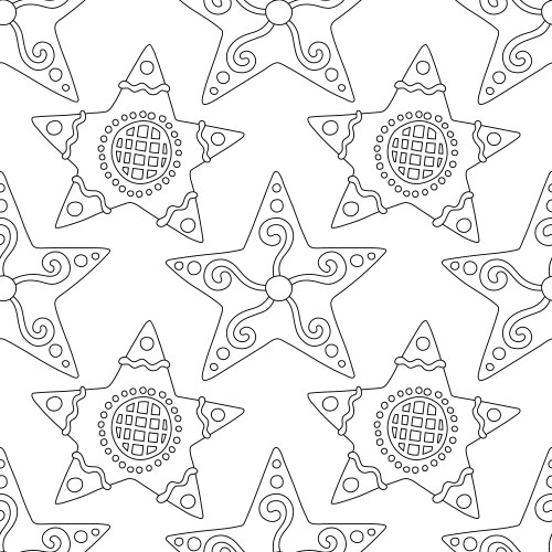 Gingerbread Man Coloring Pages Vector Images (over 410)