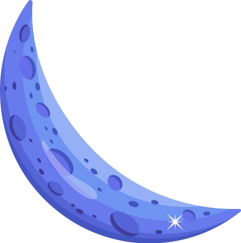 Half moon Royalty Free Vector Image - VectorStock