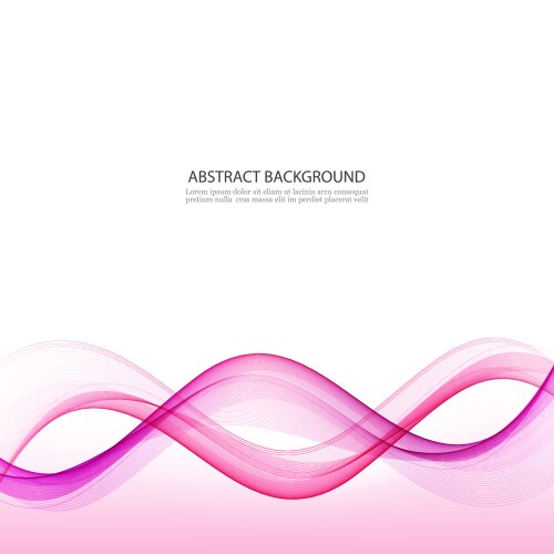 Abstract red wave background Royalty Free Vector Image