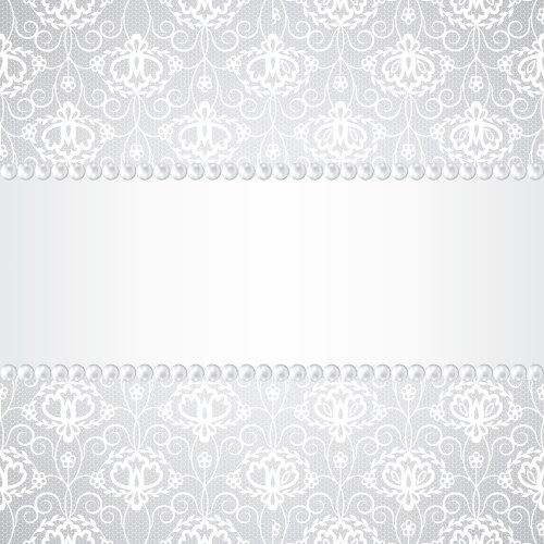 Card with lace background Royalty Free Vector Image