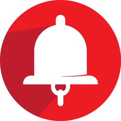 Bell icon logo Royalty Free Vector Image - VectorStock