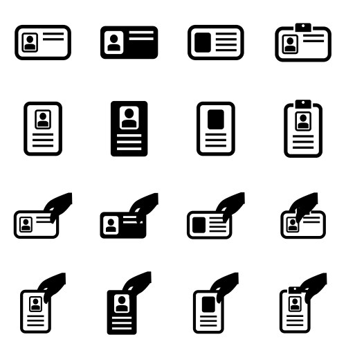 Id Card Vector Images (over 62,000)
