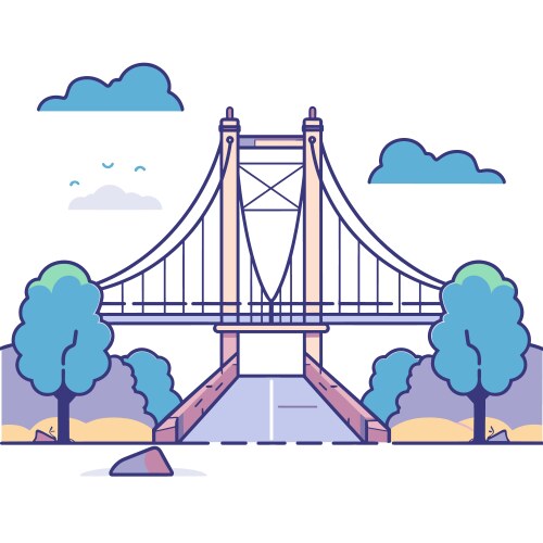 Bridge Cartoon Vector Images (over 7,200)