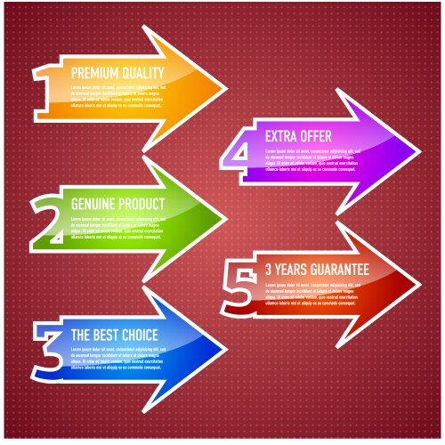 Cut-off numbers Royalty Free Vector Image - VectorStock